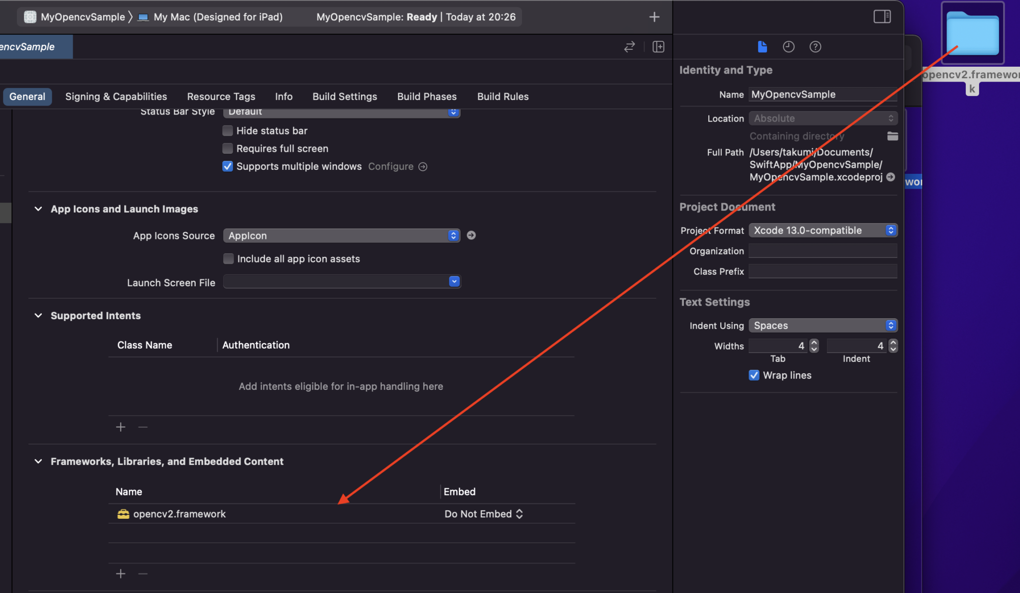 [SwiftUI]iOSでOpenCVのサンプルプロジェクトを作成する。Objective-Cは使わずSwiftだけで書く。 | おてて動かそう